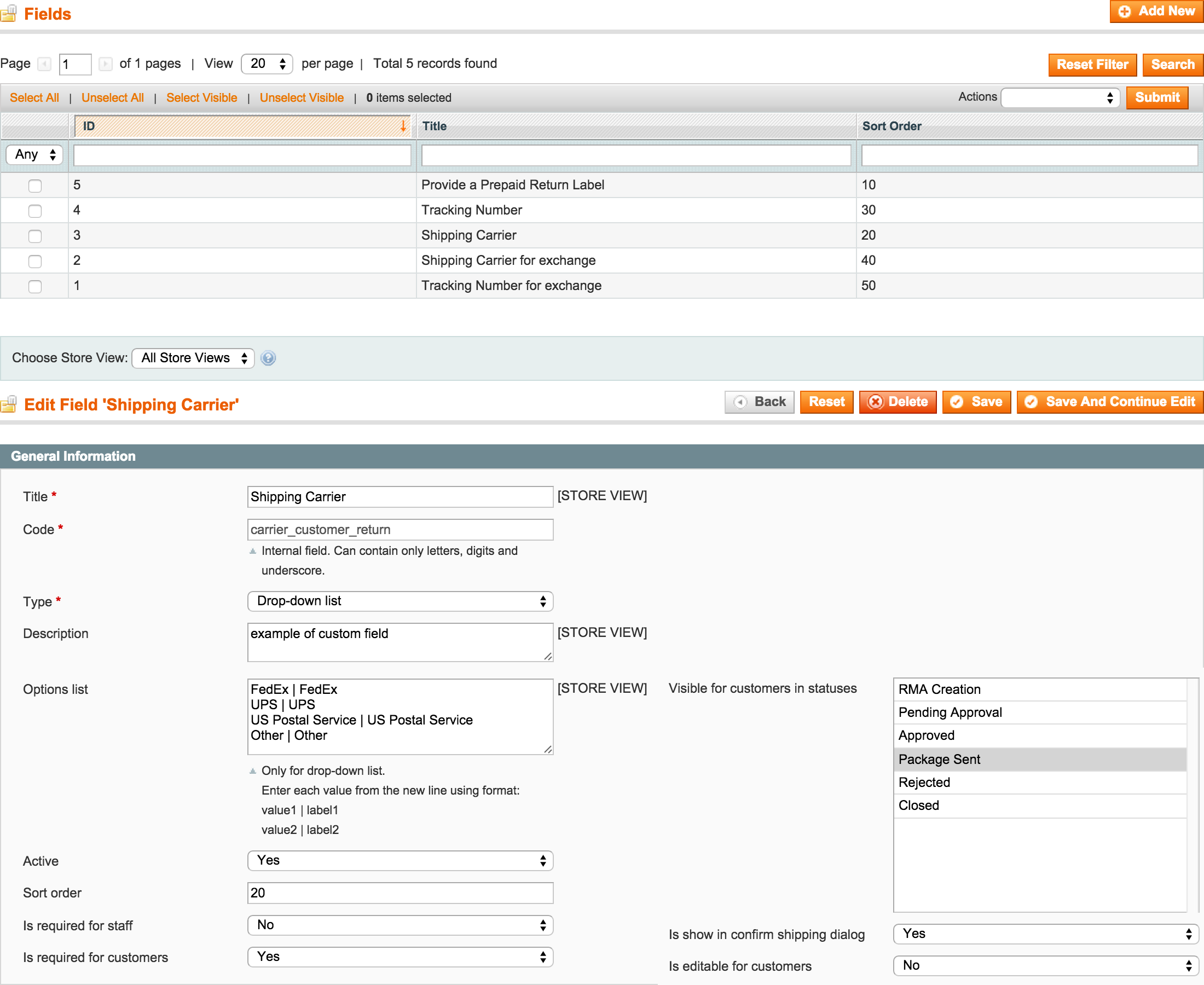 Magento RMA Extension - Return Merchandise Authorization Module by Mirasvit