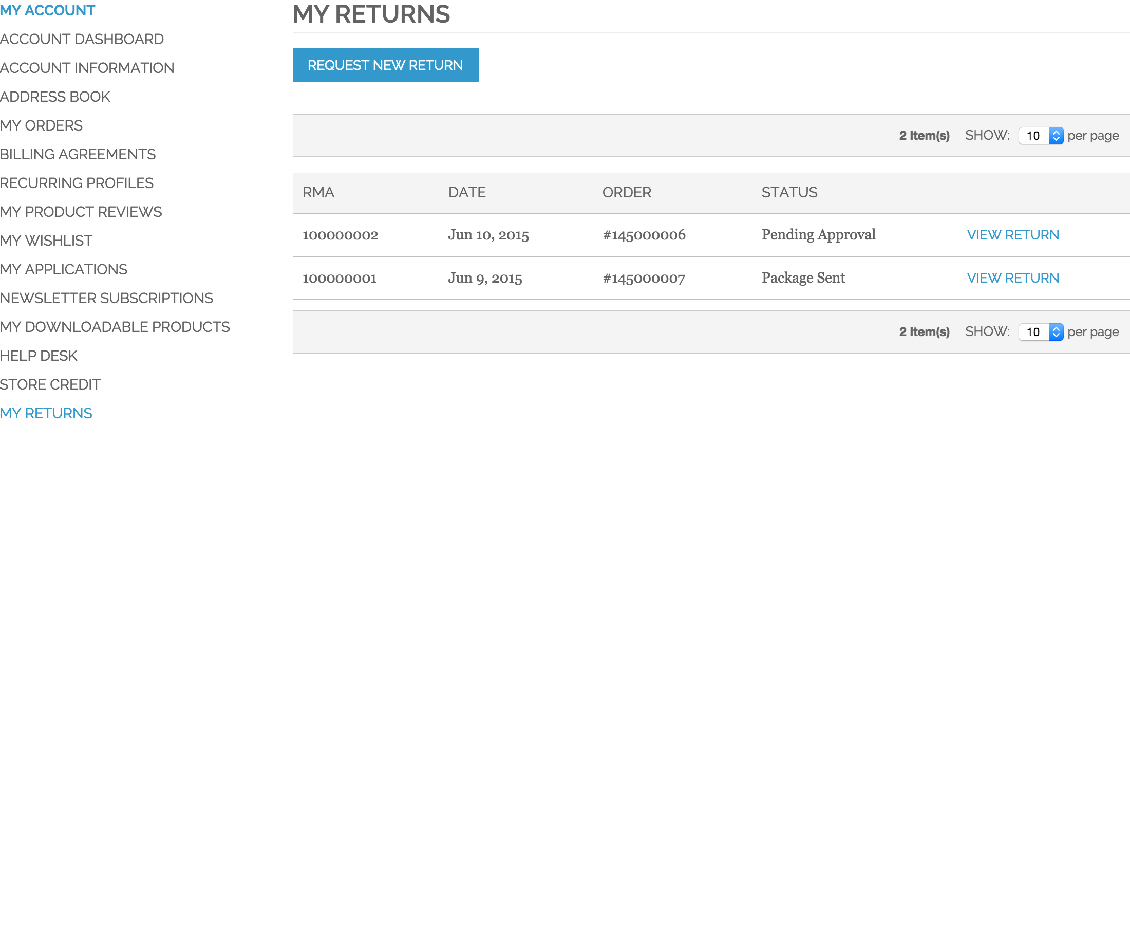 Magento RMA Extension - Return Merchandise Authorization Module by Mirasvit