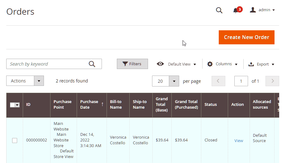 New Module Backend Search For Magento 2